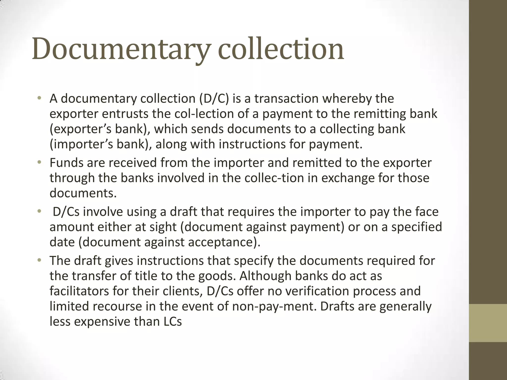 Trade finance instruments | PPTX