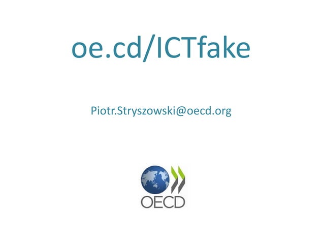 Trade in counterfeit ICT goods - OECD | PPT