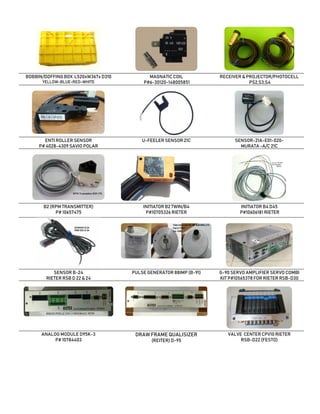 TEXTILE MACHINERY SPARE PARTS / SPARES | PDF