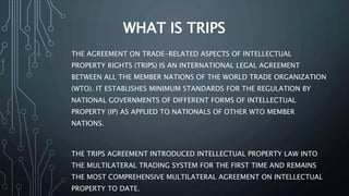 Trade intellectual property rights | PPTX