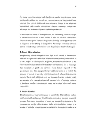 The Impact of Trade Liberalization on International Trading Activity | PDF
