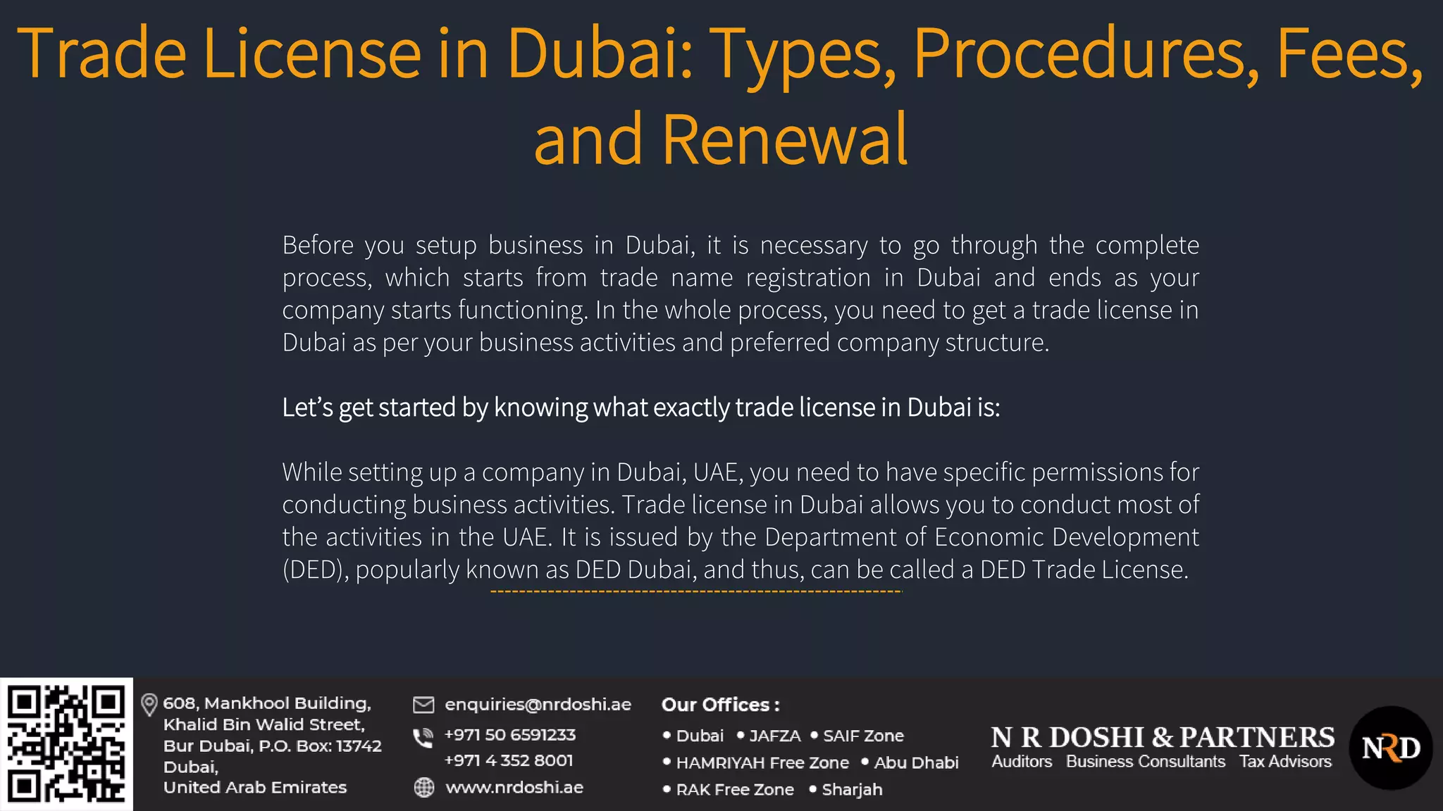 Trade license in dubai types, procedures, fees, and renewal | PDF