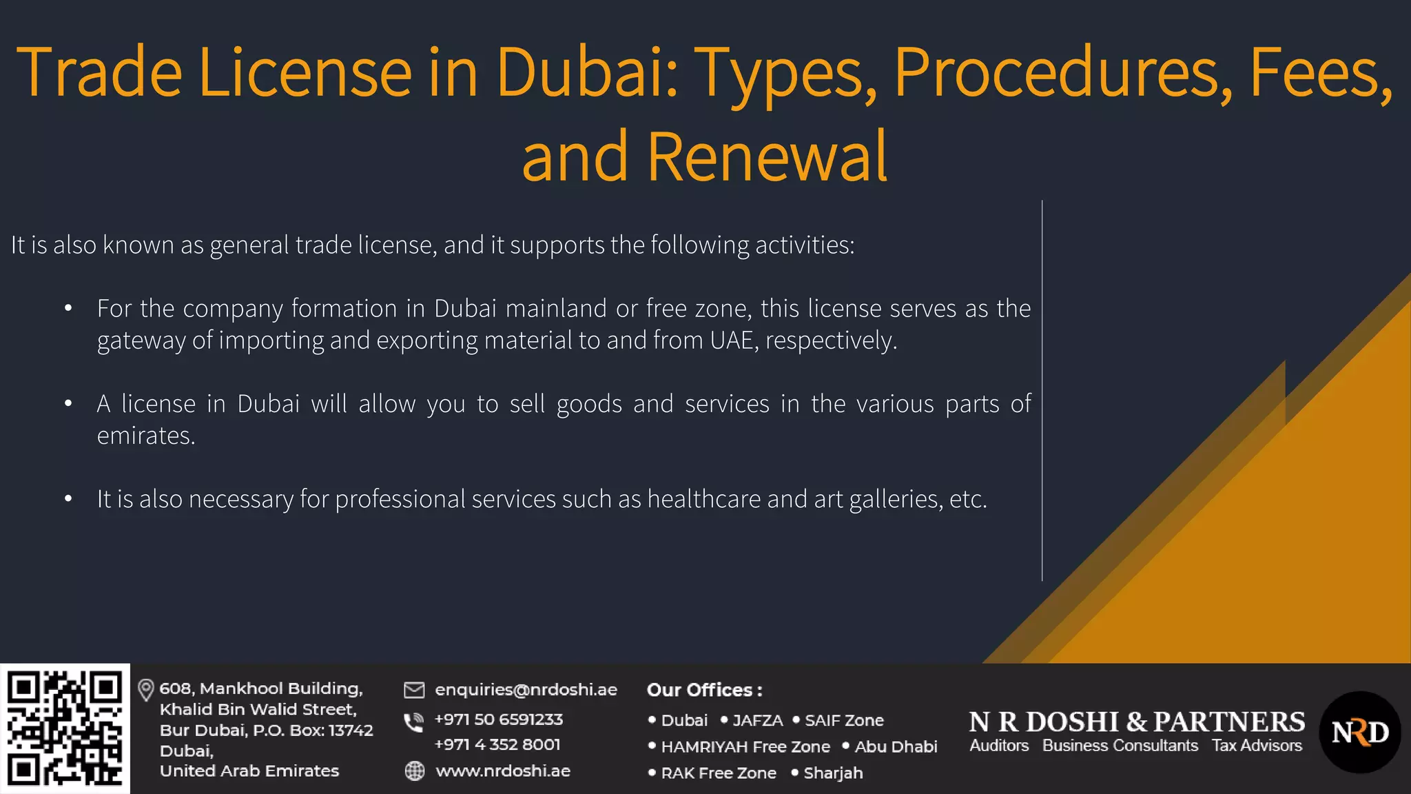 Trade license in dubai types, procedures, fees, and renewal | PDF