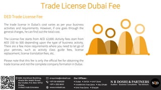 Trade license in dubai types, procedures, fees, and renewal | PDF