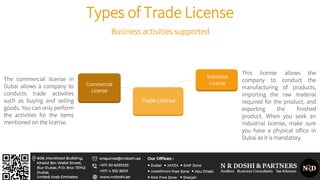 Trade license in dubai types, procedures, fees, and renewal | PDF