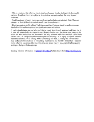 Tradelines | PDF