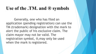Trade mark | PPTX