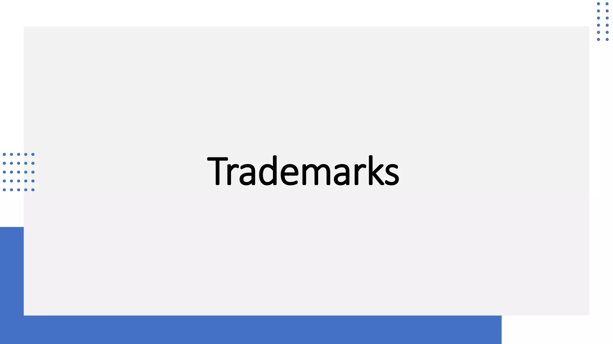 Trademark Law | PPTX