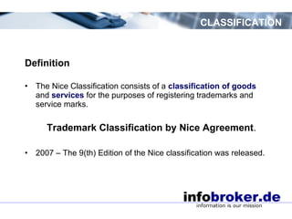 Trademark Classes - Nice Classification | PPT