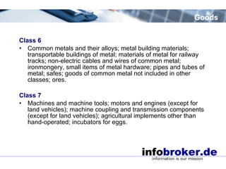 Trademark Classes - Nice Classification | PPT