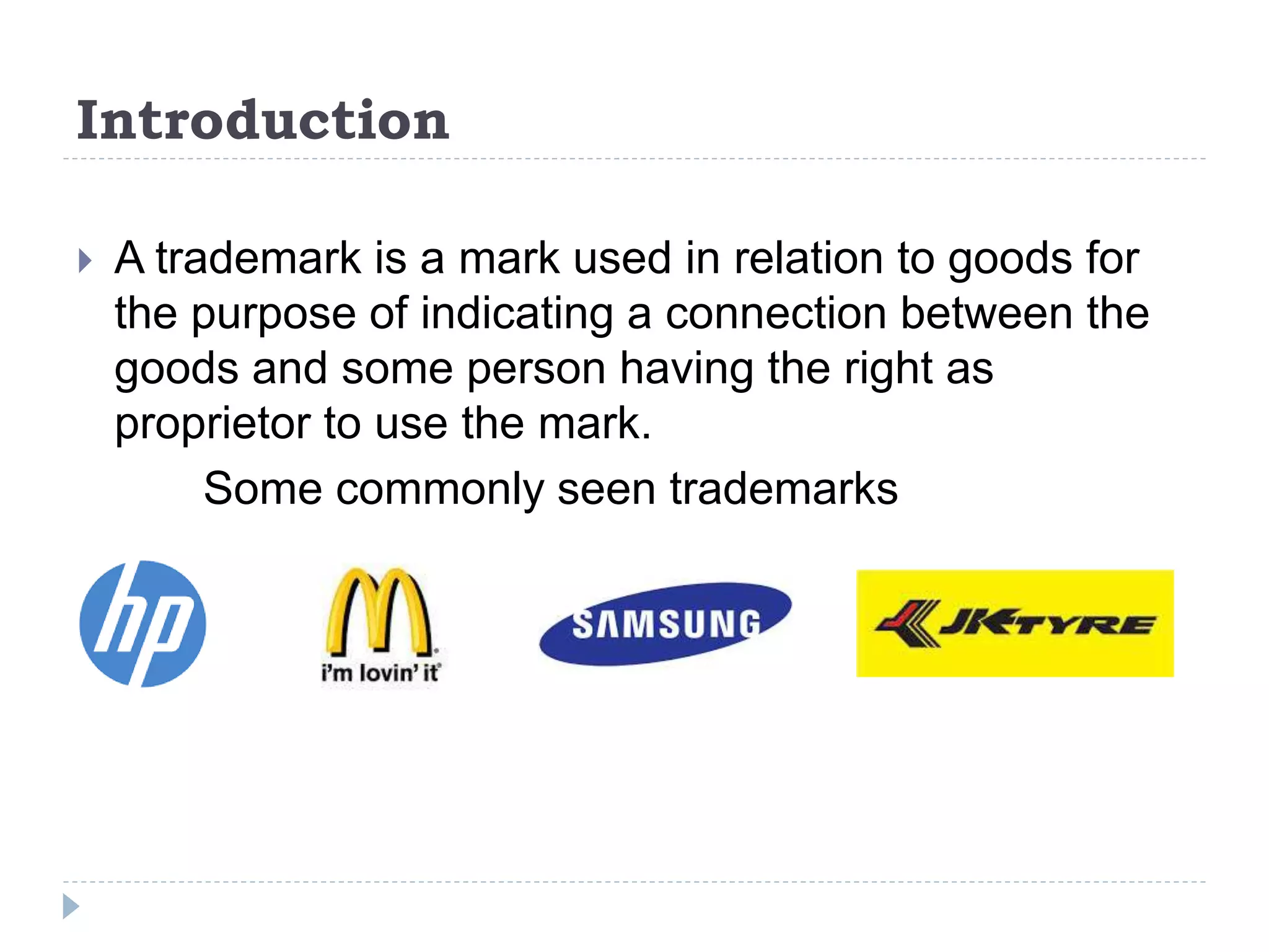 Trademark Act, 1999 | PPTX