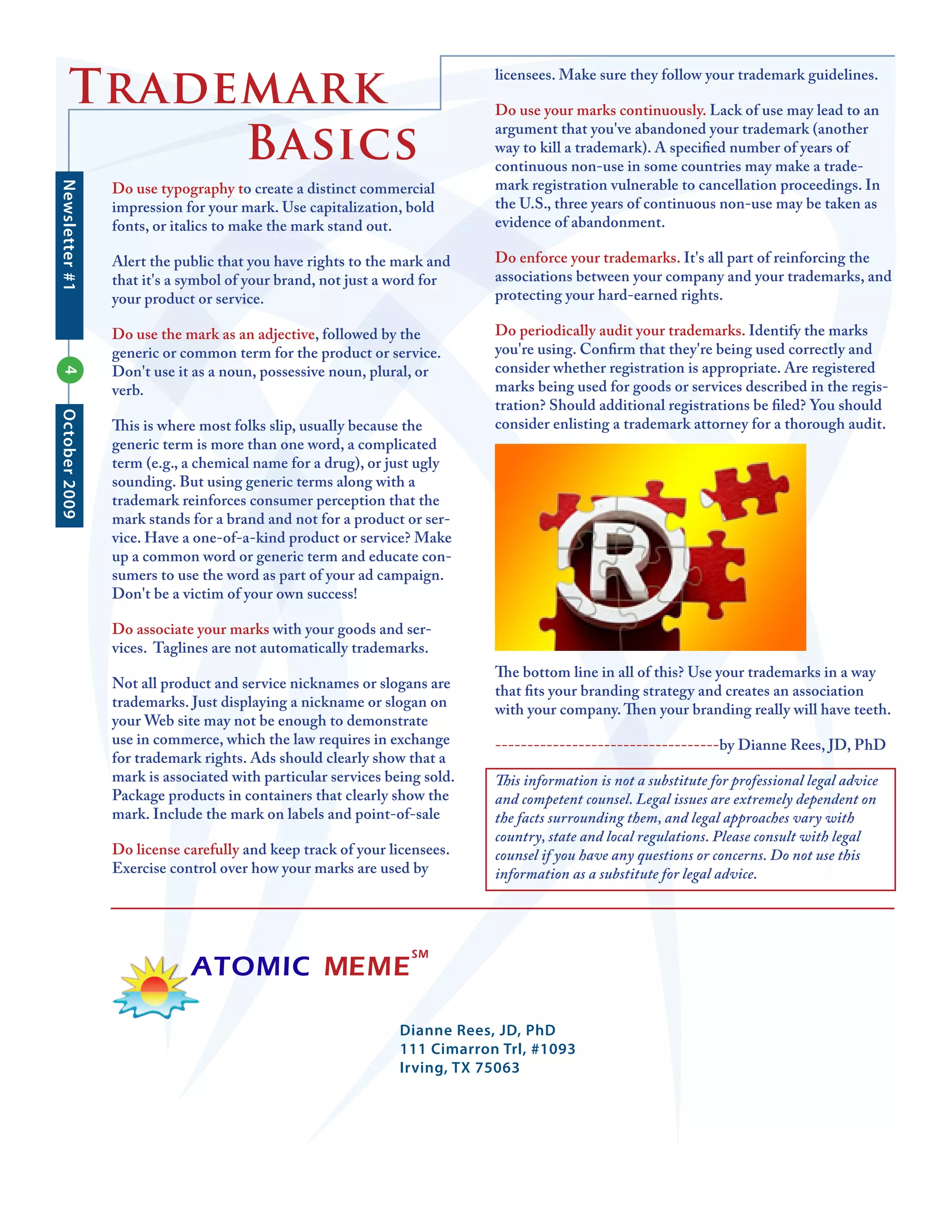 Trademark basics | PDF