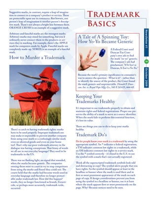 Trademark basics | PDF