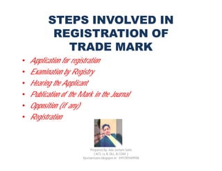 Trademark Application Registration Process | PDF