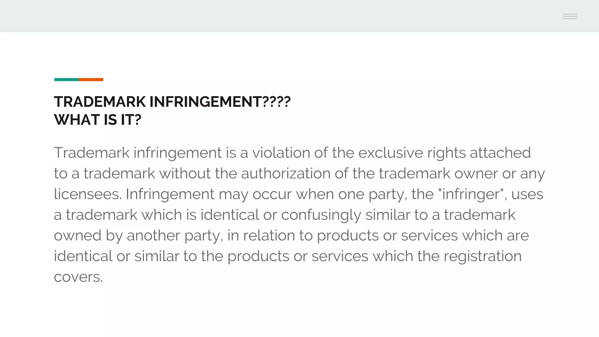 Trademark Infringement,Types of Trademark Infringements and Remedies of ...
