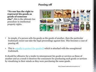 Trademark infringement and passing off remedies | PDF