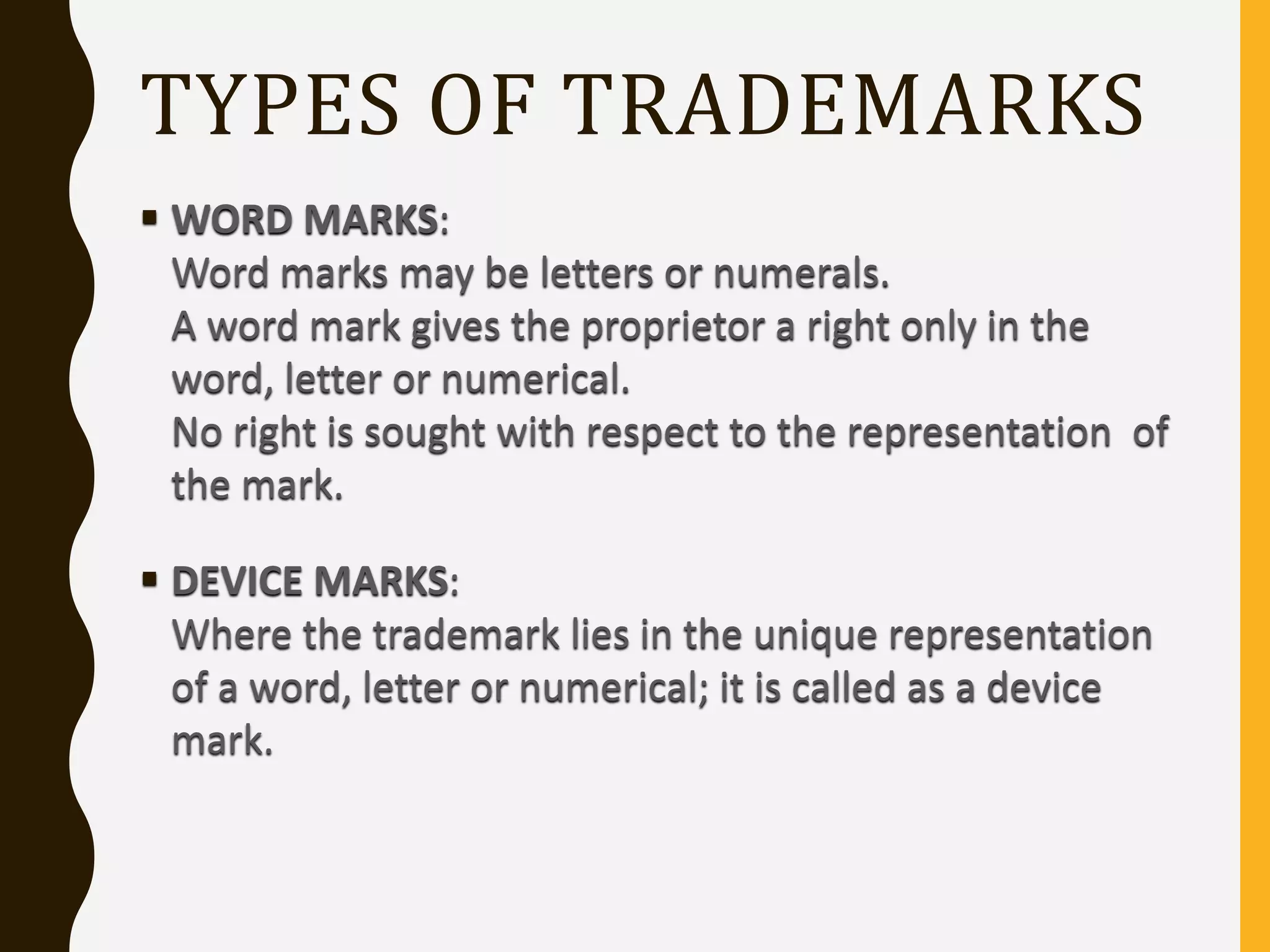 Trademark and It's Types | PPTX