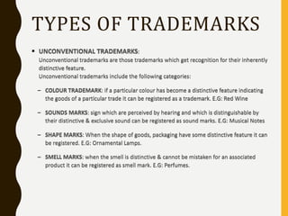 Trademark and It's Types | PPTX