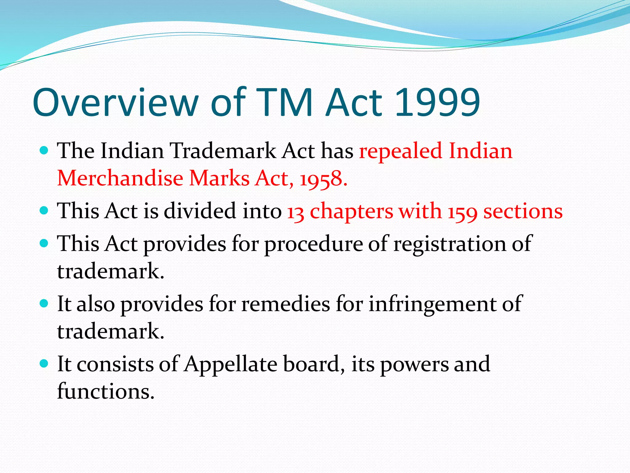 Trademark law ppt | PPTX