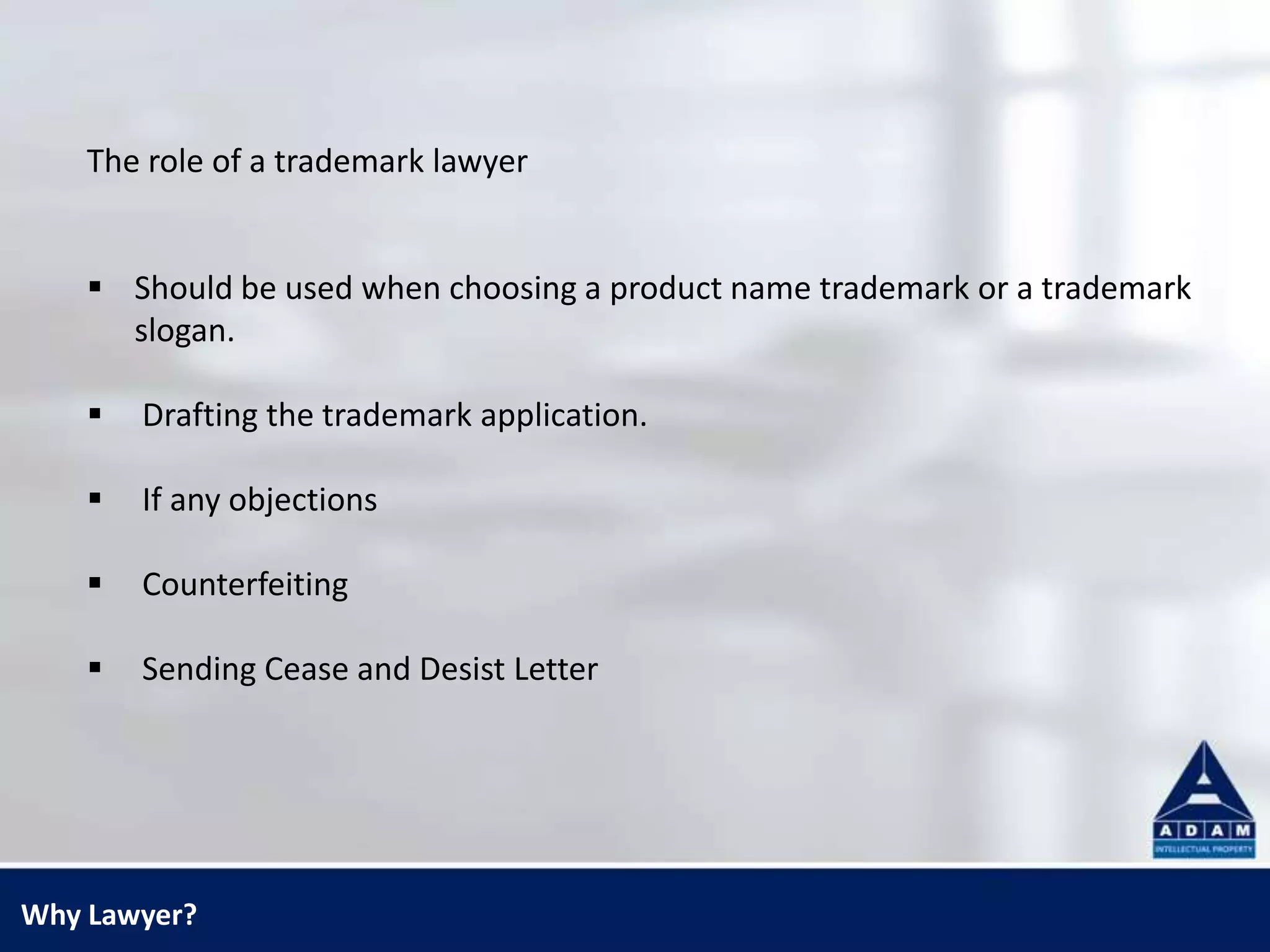 Trademark presentation | PPTX