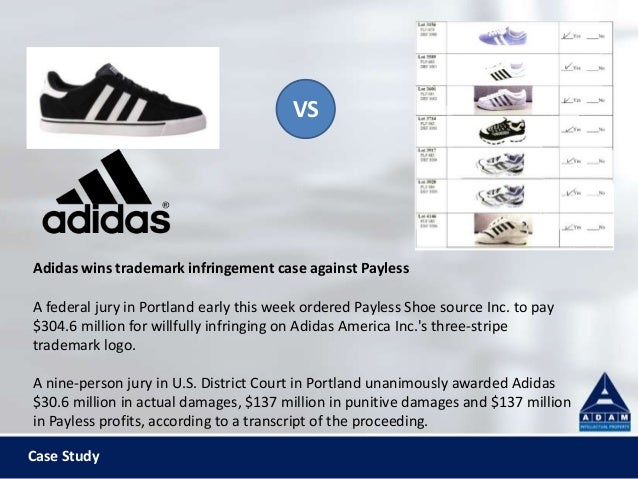 adidas vs payless trademark infringement | Adidou
