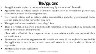 Trade mark registration processes | PDF