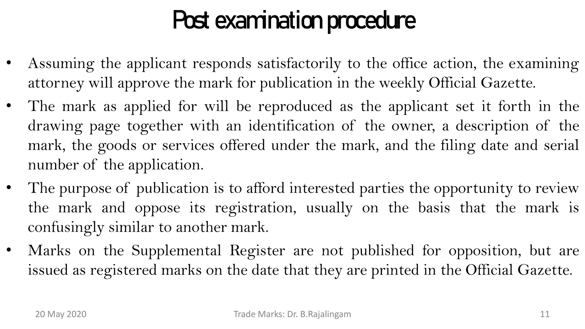 Trade Mark Registration Processes 2 Ppt