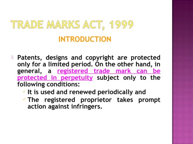 Trade marks | PPT