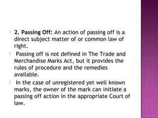 Trade marks | PPT