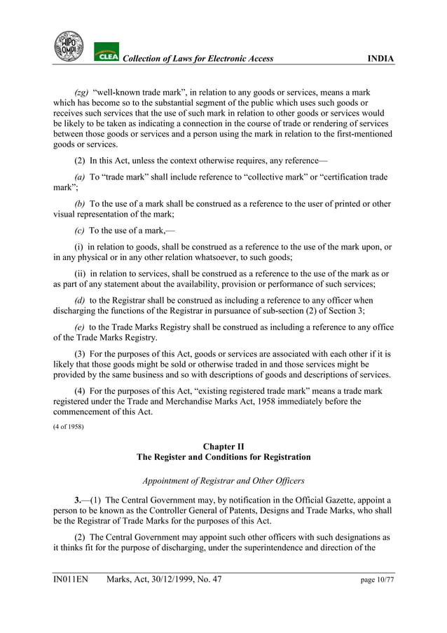 Trade marks act, 1999 | PDF