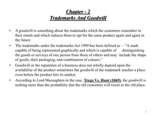 Trademarks and goodwill | PPTX