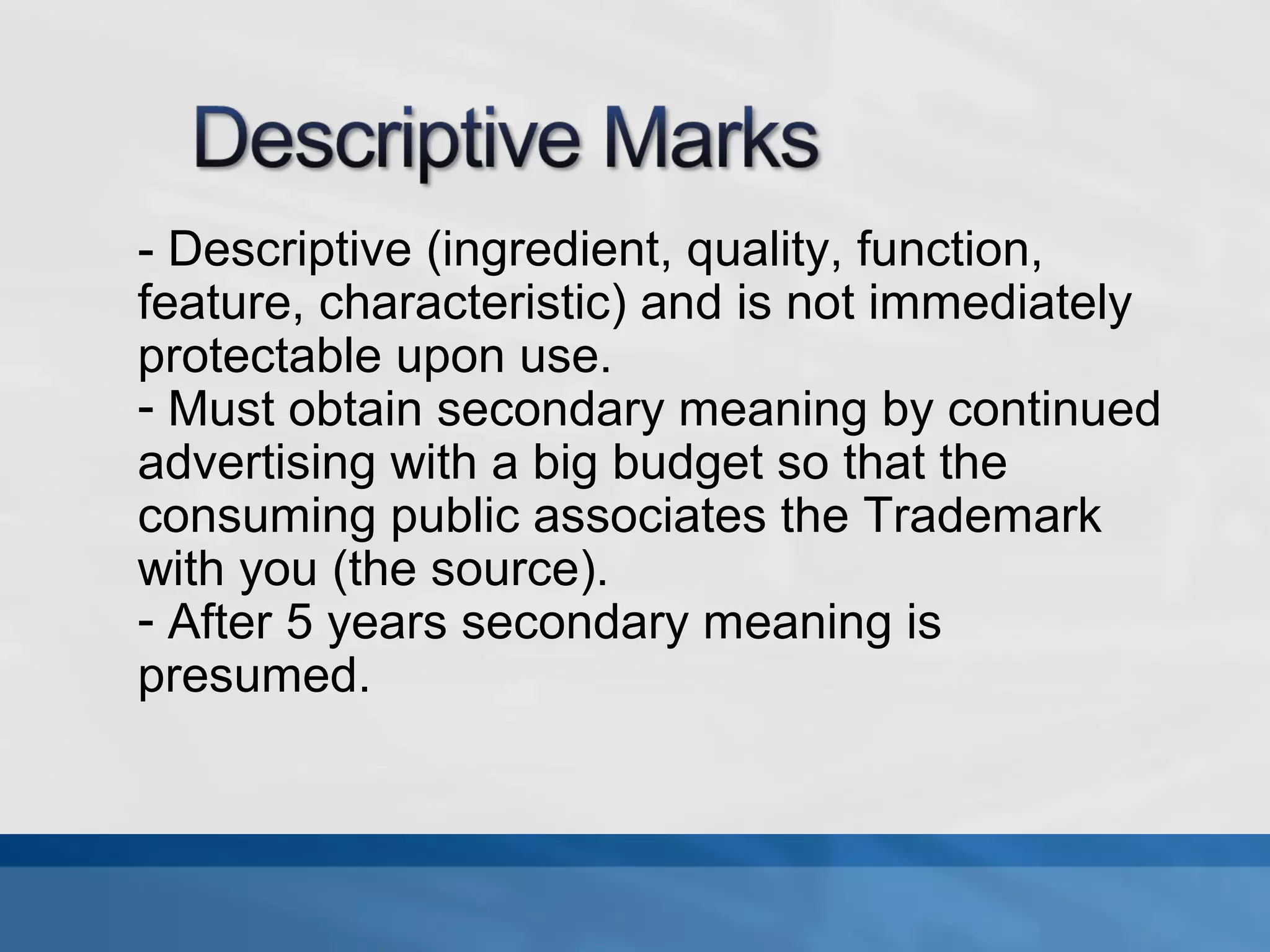 Trademarks & branding | PPT