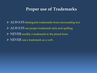 Trade marks, design & copyrights | PPT