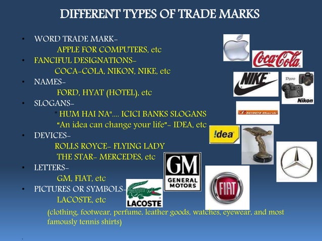 Trade marks, design & copyrights | PPT