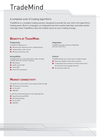 TradeMind Brochure | PDF