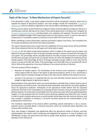 External Trade Monitoring No.5, November 2024 | PDF