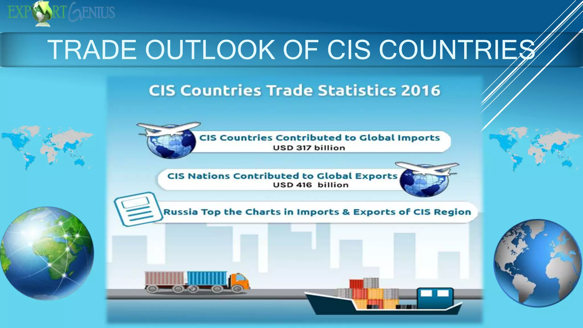 CIS Countries Trade Data – Import Export Scenario of CIS Nations | PPTX