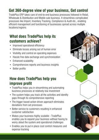 Trade plus erp | PDF