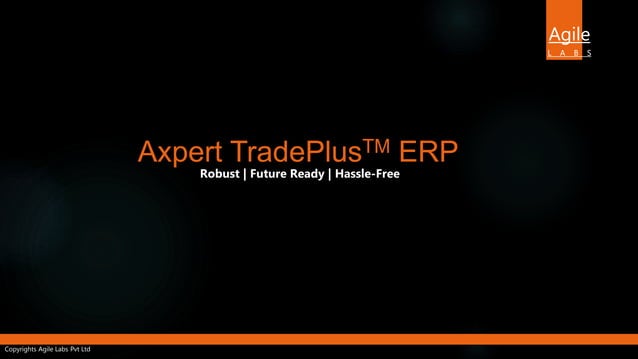 Axpert TradePlus - ERP for Trading and Distribution Business | PPTX ...