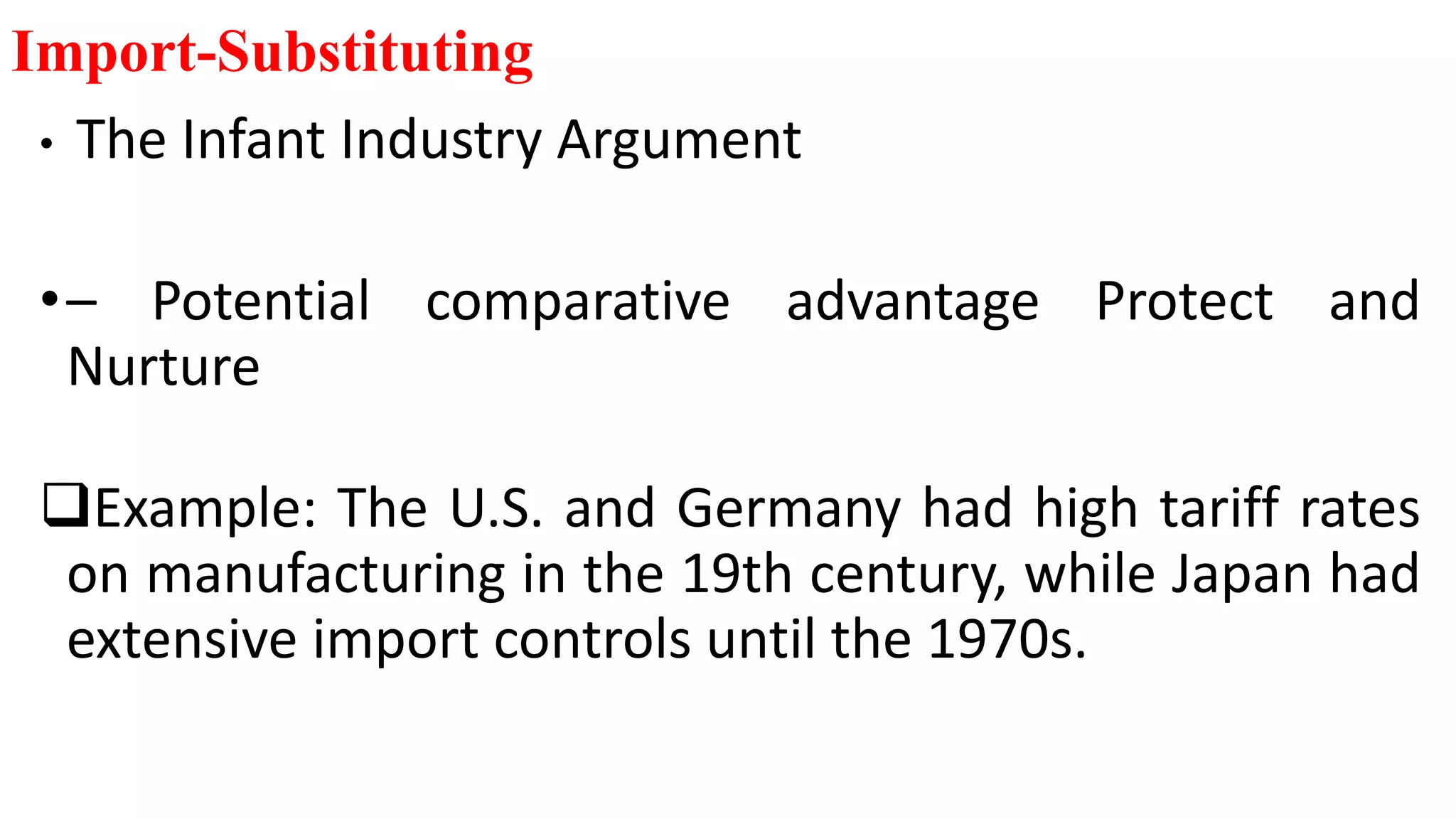 Trade policies in developing Countries | PPTX