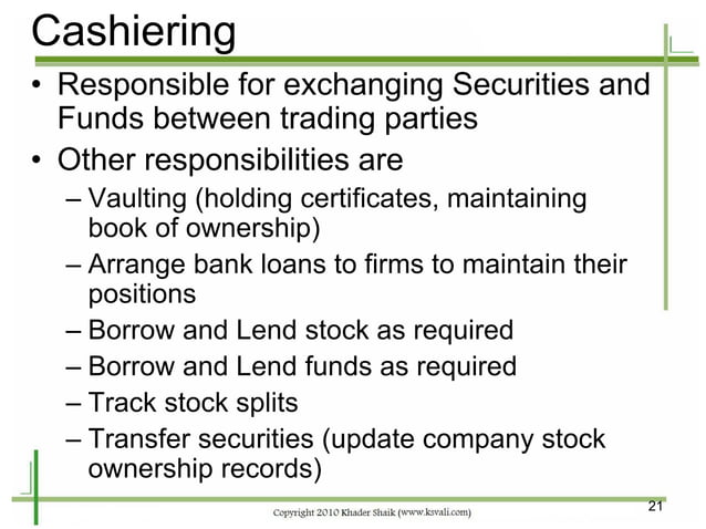Securities Trade Life Cycle | PDF | Life Insurance | Insurance