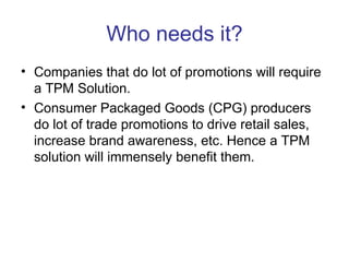 Trade Promotion Management | PPT