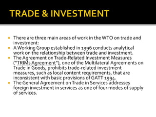 Trade related investment measures {trims} | PPTX