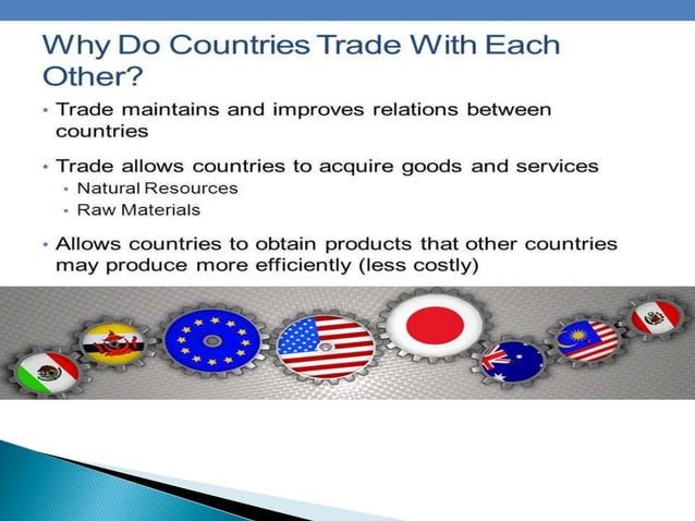 Trade relationship with economy / types of trade | PPT