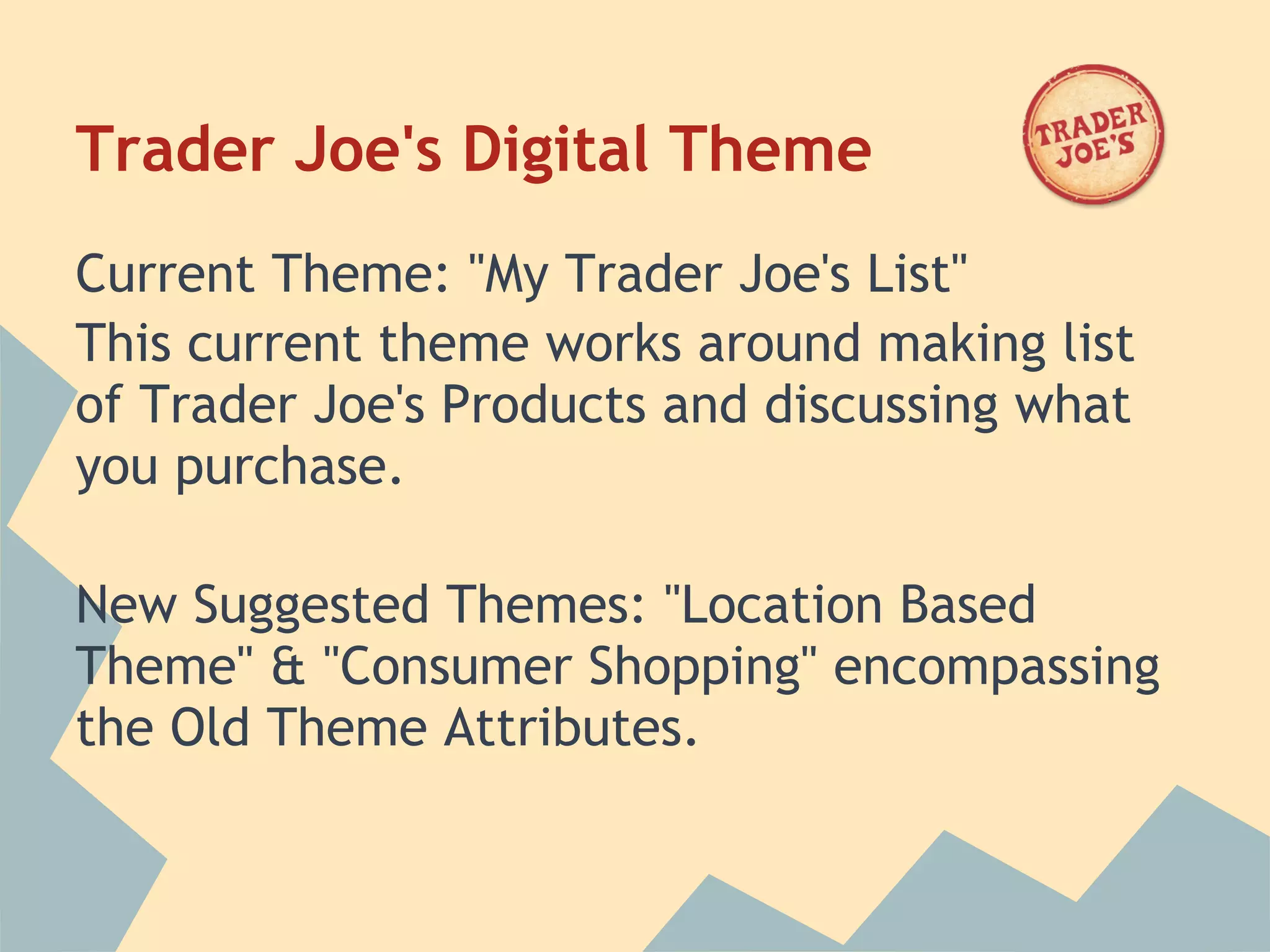 Trader Joe's Digital Marketing Plan | PPT