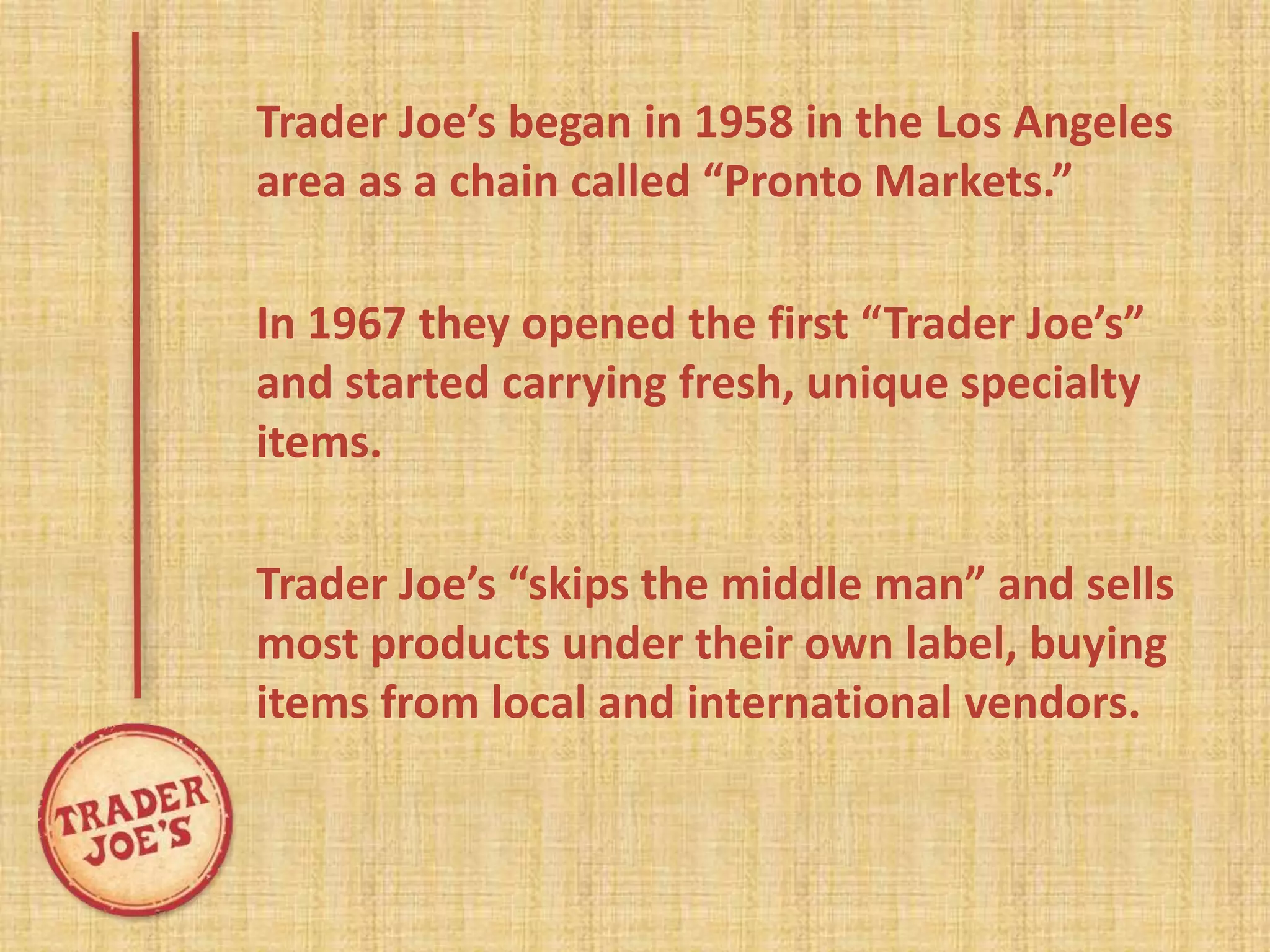 Trader joe’s digital media marketing strategy | PPTX