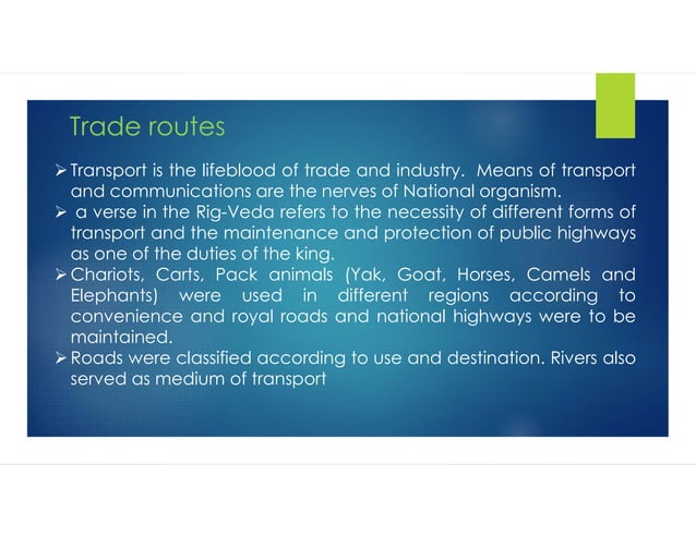 Trade routes in ancient india | PDF | Asia Travel | Travel Locations