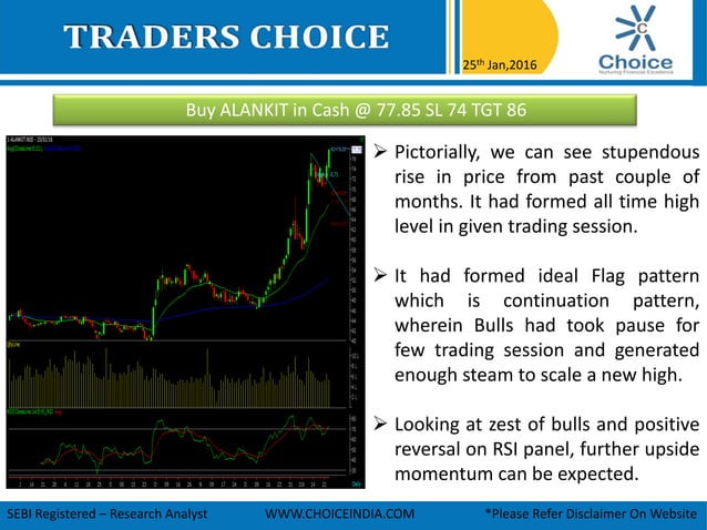 Traders Choice - Alankit | PPT