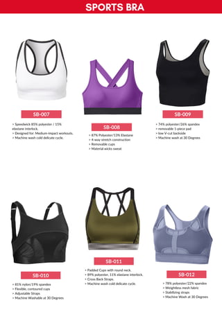 Sports & Clothing Manufacturers Catalog Sialkot, Pakistan | PDF