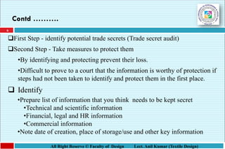 Intellectual Property Rights [Trade Secret] | PDF